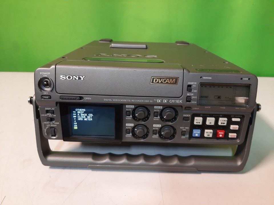 Sony DSR-50 Portable DV MiniDV DVCAM VCR Player Recorder VTR Tape Deck ...