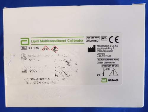 Abbott Architect Series Lipid Multiconstituent Calibrator (6 x 1mL) REF ...
