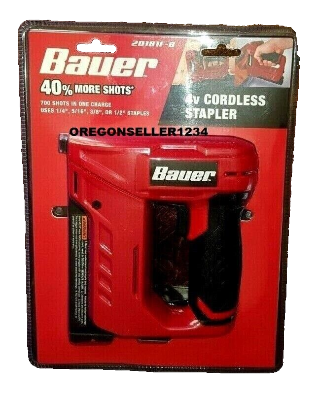 Cordless Stapler Fits Arrow T50 Crown Staples INCLUDES BATTERY AND ...