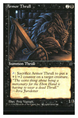 Armor Thrull Fallen Empires MTG - LP | eBay