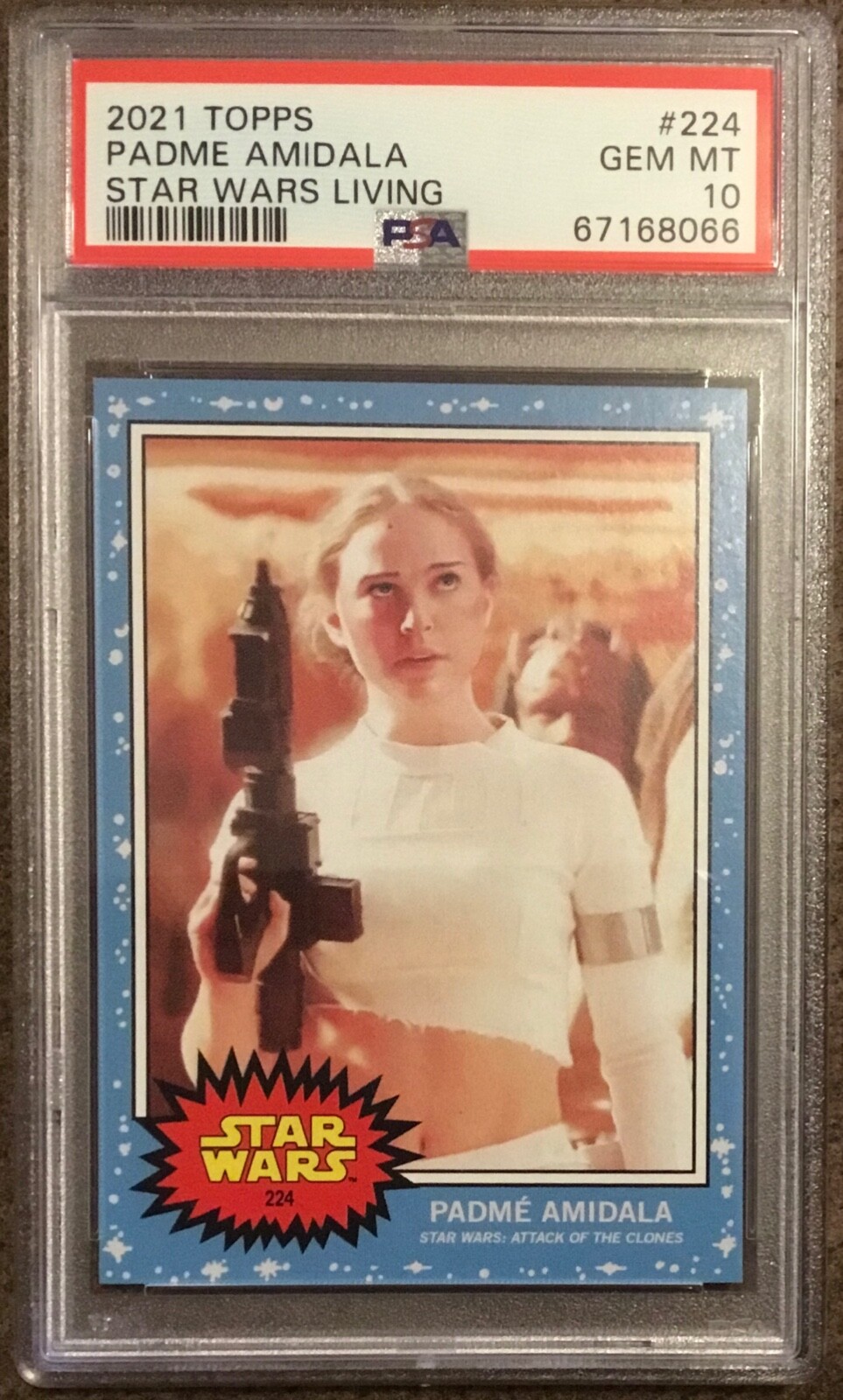 2021 Topps Star Wars Living Set PADME AMIDALA #224 Attack of the Clones ...