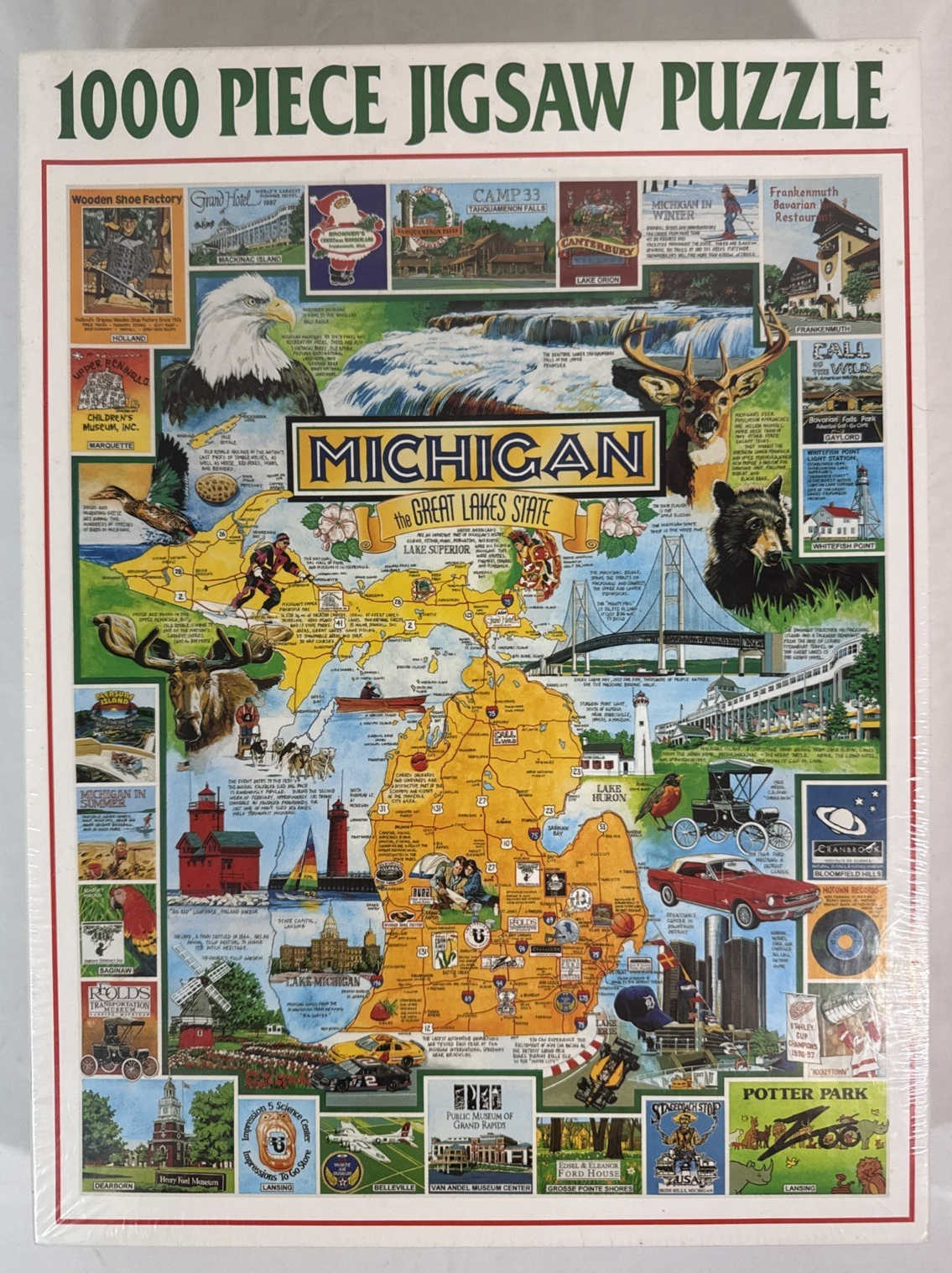White Mountain Puzzles / Best of Michigan / 1000 Piece Jigsaw Puzzle ...
