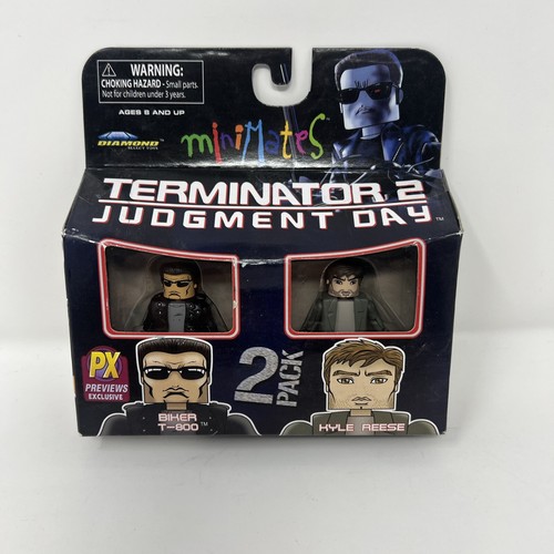 Minimates Terminator 2 BIKER T-800 & KYLE REESE T2 Judgement Day Movie ...