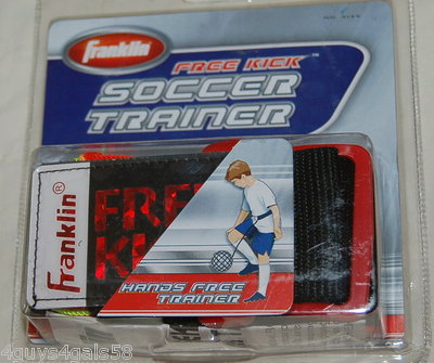 FREE KICK SOCCER TRAINER Hands Free BY FRANKLIN Red | eBay
