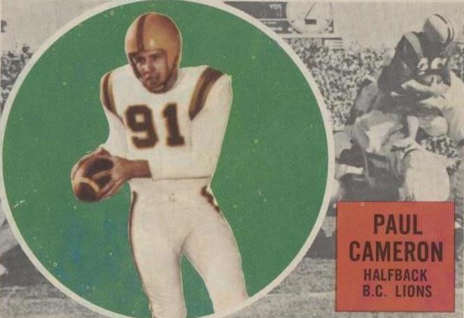 Las mejores ofertas en 1960 Topps CFL Paul Cameron #2 | eBay