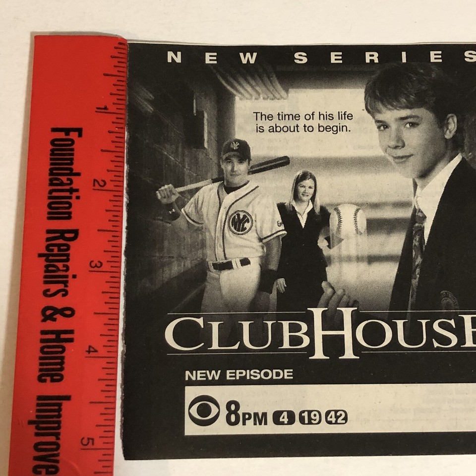 Clubhouse Tv Guide Print Ad Dean Cain TPA17 | eBay