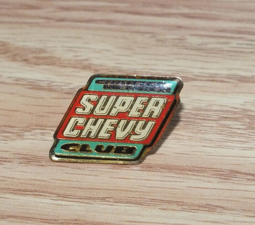 Charter Member Super Chevy Club Collectible Enamel Souvenir Lapel Pin ...