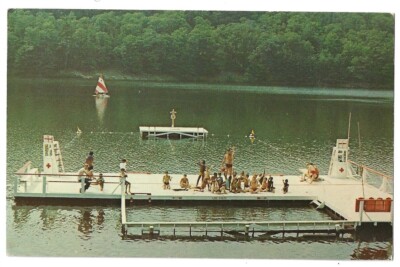 Southfields New York c1960's Camp Wabenaki, Lake Stahahe, swimming | eBay