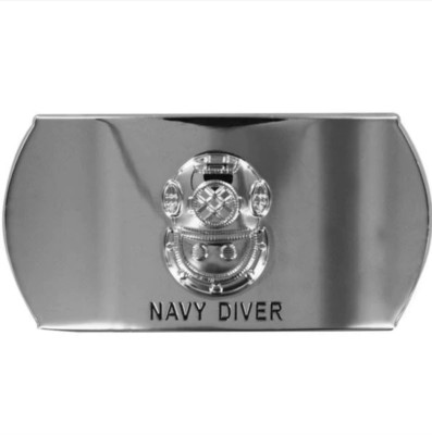 GENUINE U.S. NAVY ENLISTED SPECIALTY BELT BUCKLE: NAVY DIVER: ND | eBay