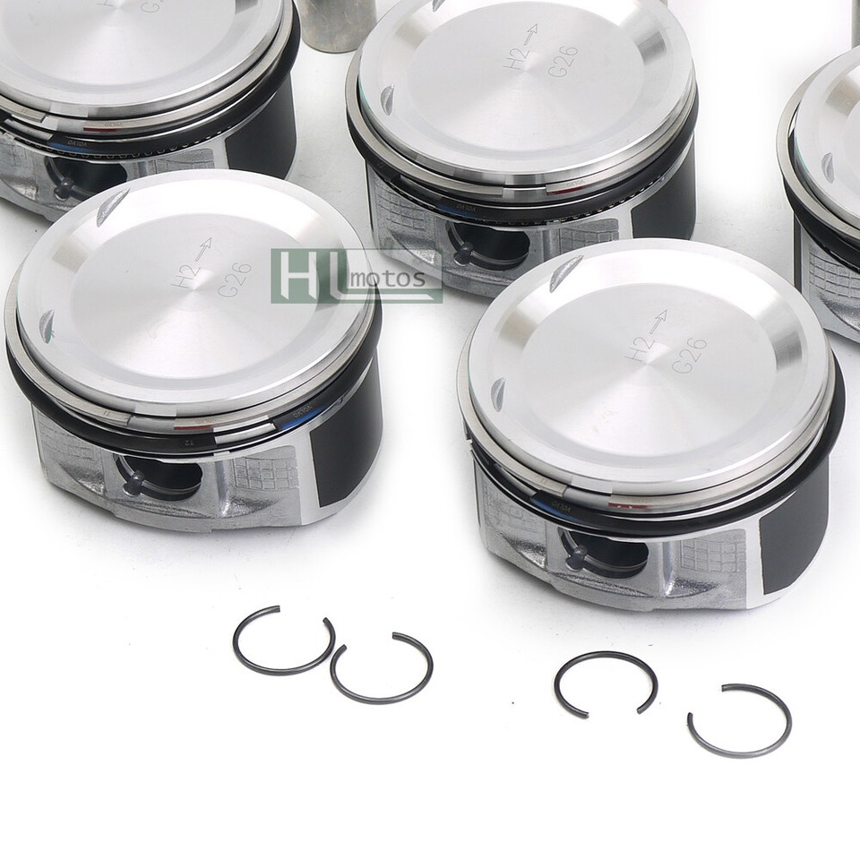 STD 5pcs Pistons Rings Set For Volvo C30 C70 XC90 S40 S60 S80 2.5 T5 L5 ...