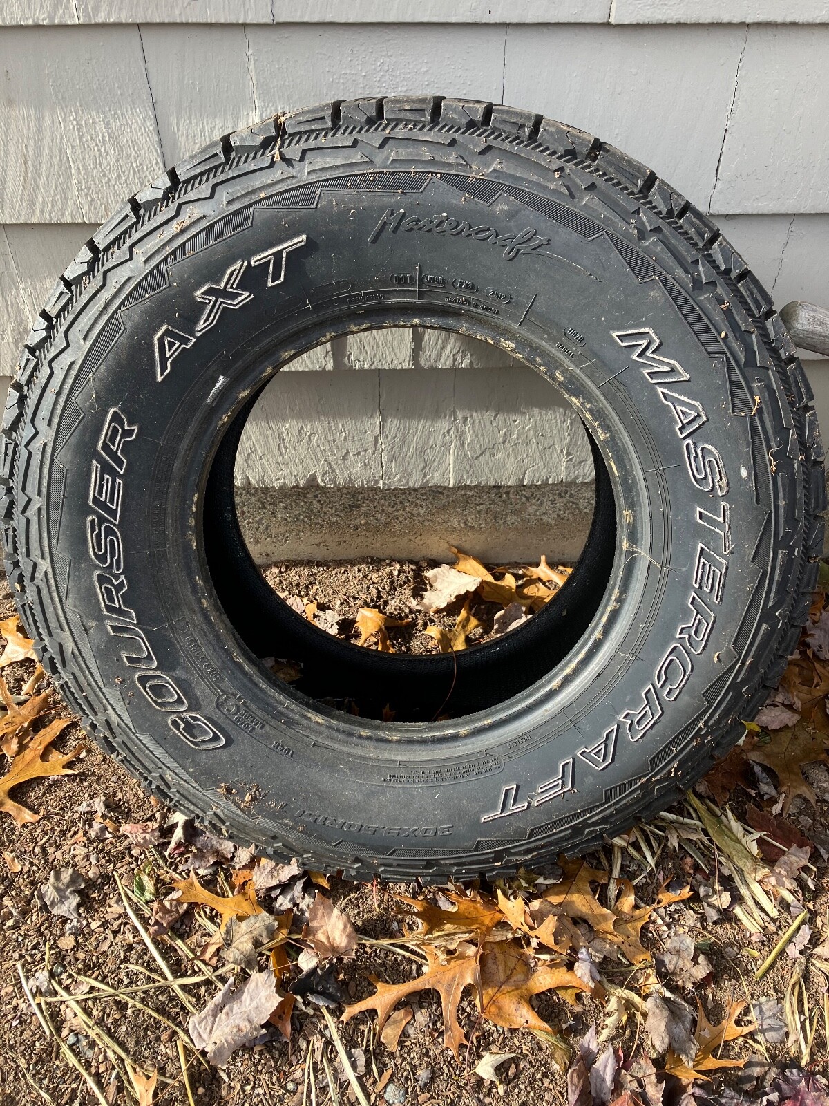 Mastercraft tires (3), COURSER AXT, 30x9.50Rx15LT, good tread, local ...