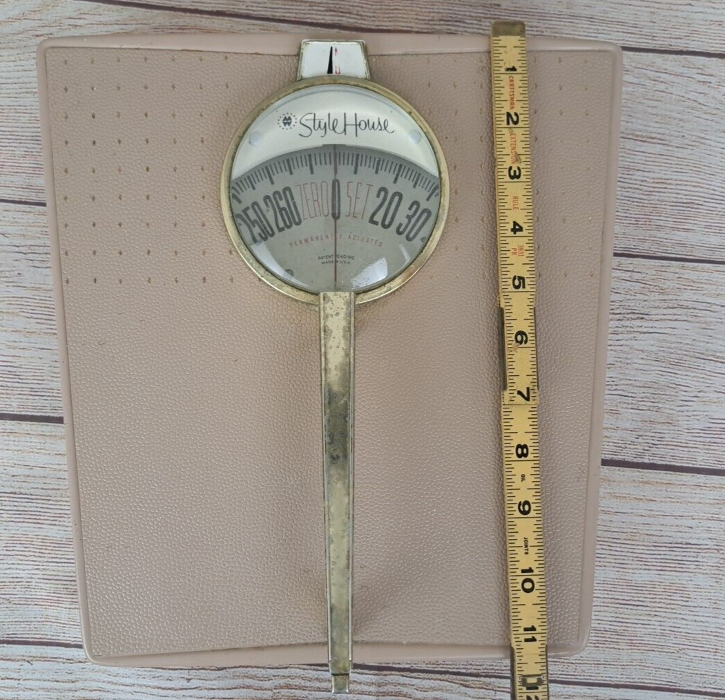 Vintage Style House Mid-Century Modern Bathroom Scale Permanently ...