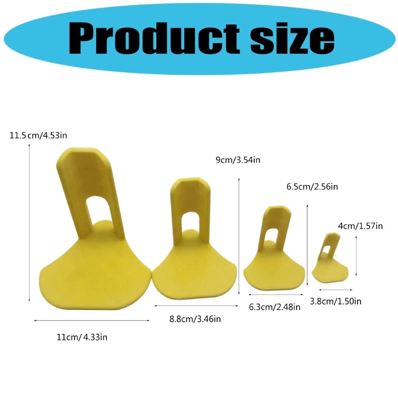 4PCS Chicken Leg Clamps Plastic Avians Leg Splint For Injured Birds And ...