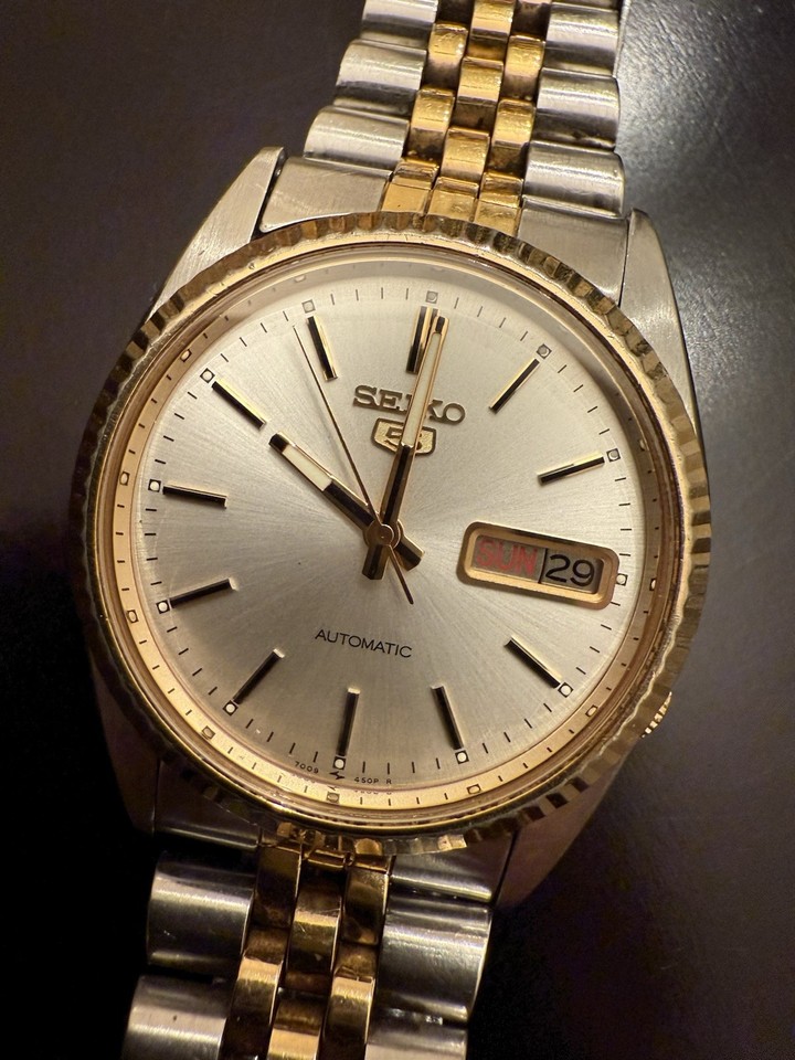 Vintage Men’s Seiko 5 Automatic Day-Date 7009-3110 Watch Japan | eBay