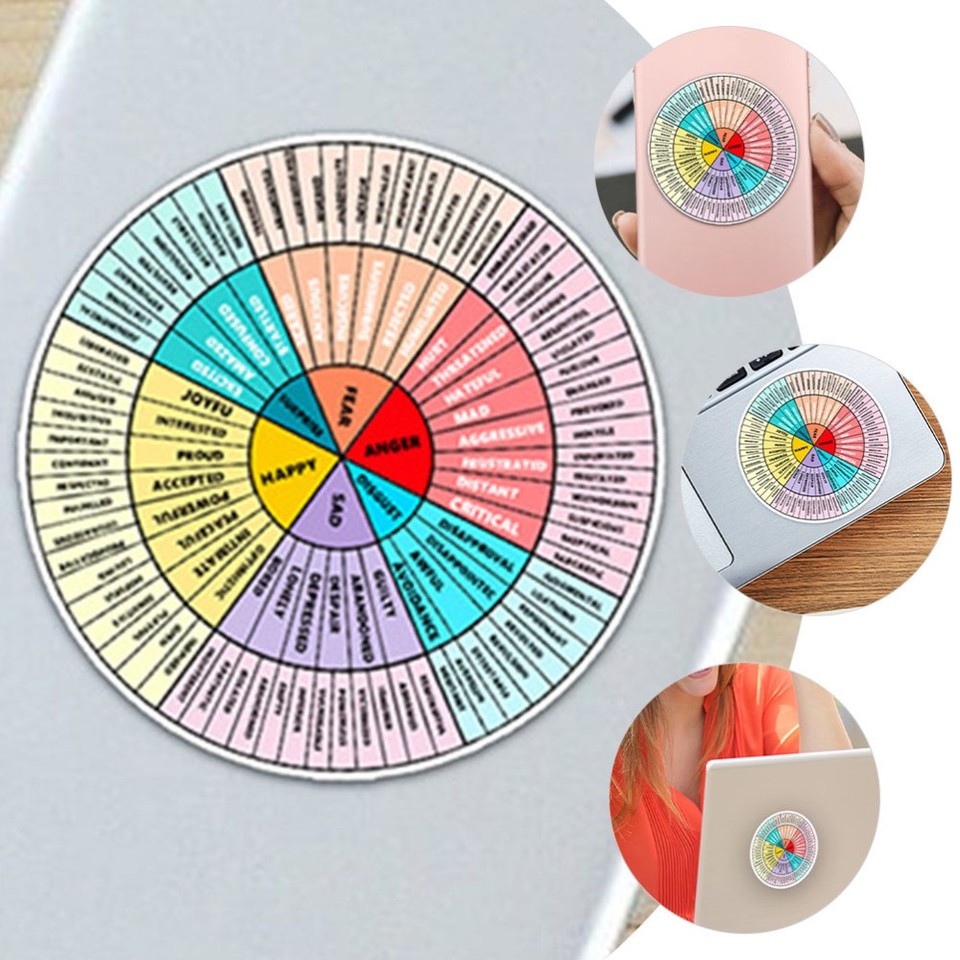 Feelings Wheel Magnet Magnetic Emotions for Refrigerator Magnets | eBay