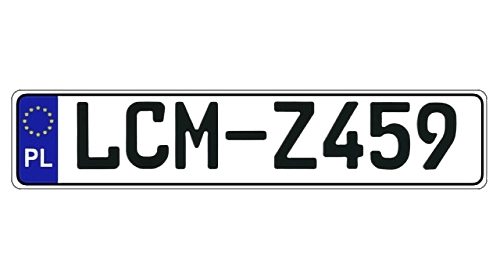 New Poland Polish EEC European Front License Plate (Random) | eBay