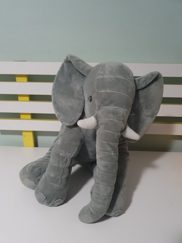 IKEA Klappar Elefant Grey Elephant Plush Kids Soft Stuffed Toy Animal ...