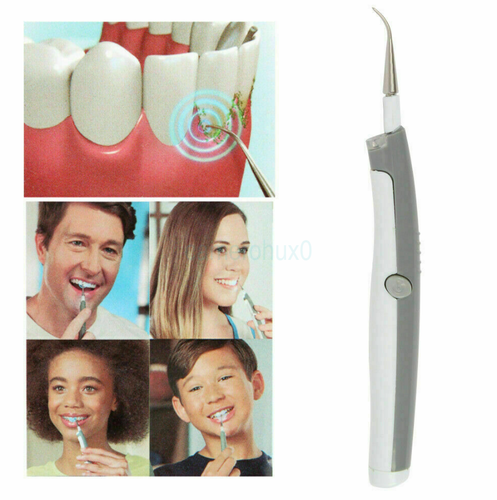 Electric Sonic Pic Tooth Beauty Cleaner Plaque Remover Vibrating Teeth ...