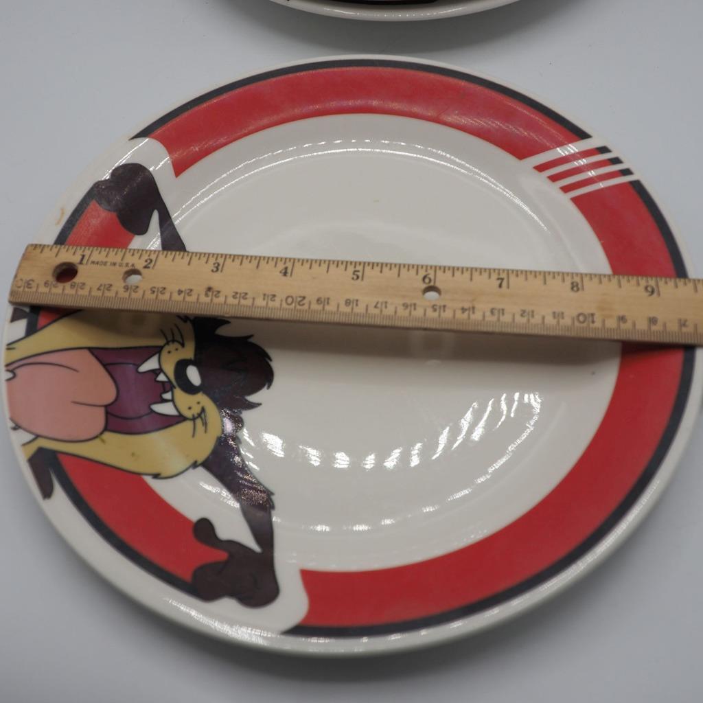 Looney Tunes Tasmanian Devil Plate by Gibson 1998 Lot of 4 | eBay