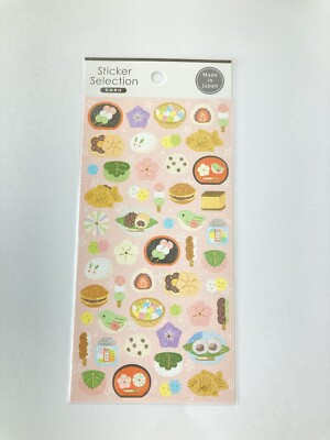 Sticker Selection wagashi Japanese Paper Material Decoration Stationery ...