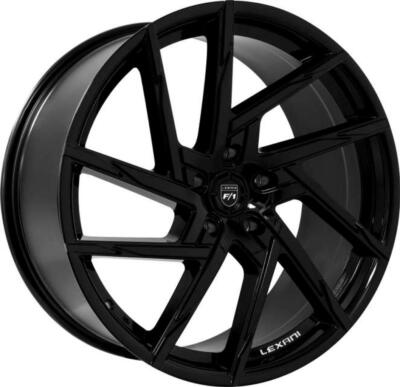 20 inch 20x10 Lexani SENNA Gloss Black wheels rims 5x4.5 5x114.3 +40 | eBay