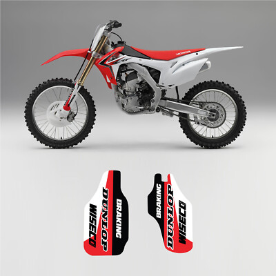 Honda 2004-2017 Factory Fork Guard Graphics Decal CR125R 250R CRF250R ...