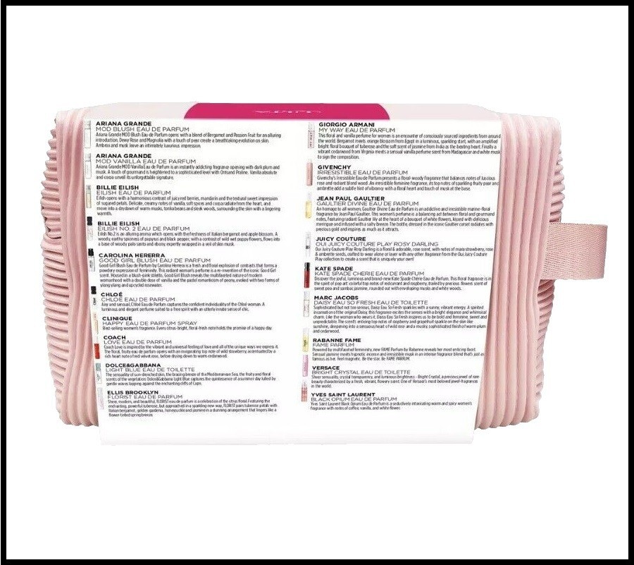 Ulta Women's Spring Scent Wardrobe 19pc Parfum Sampler Kit Gift Set for ...