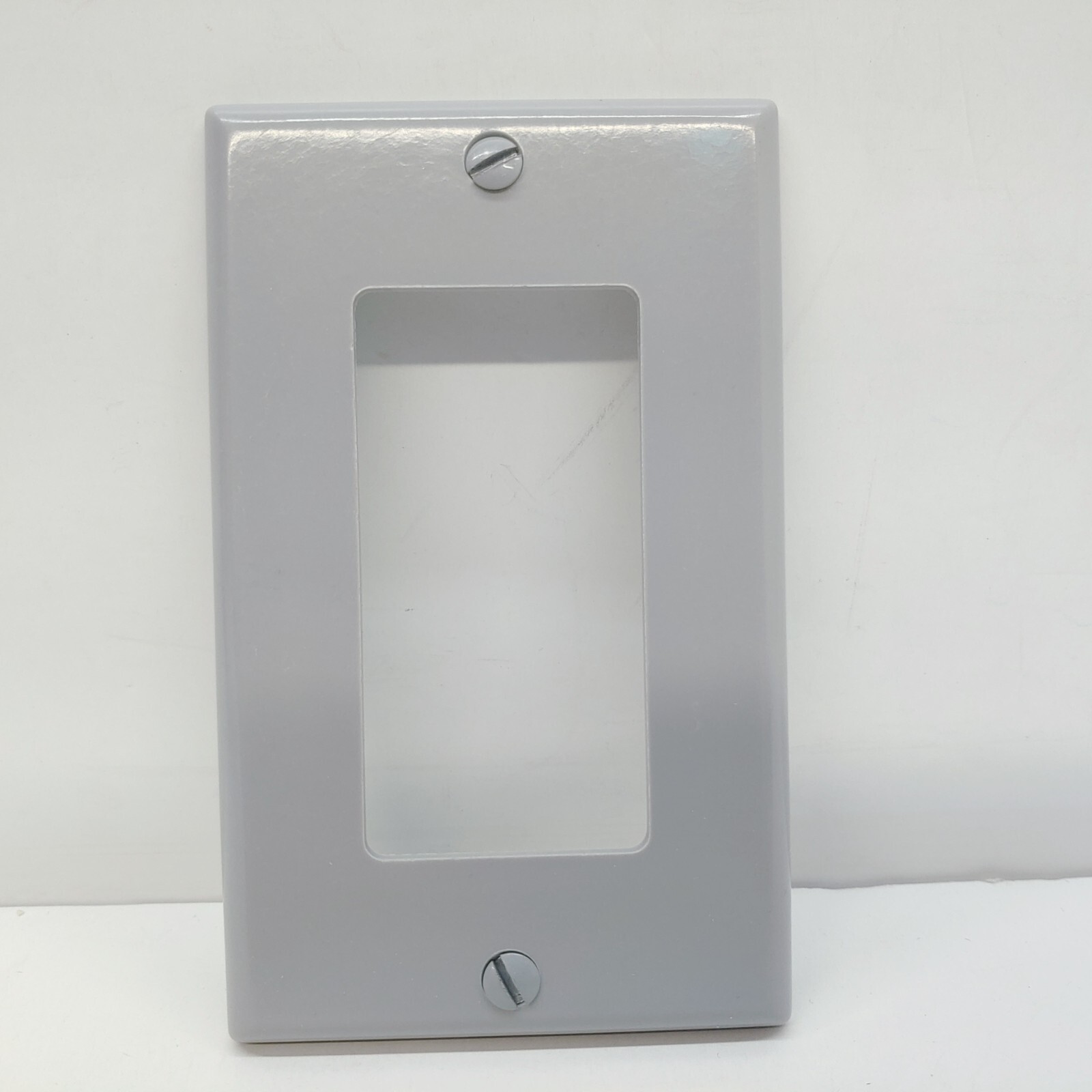 Leviton Decorator/Rocker 1 Gang Gray Hard Plastic Outlet Cover Plate | eBay