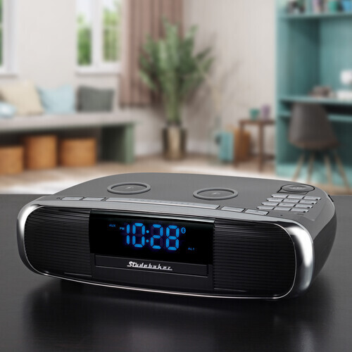 Studebaker SB5050B Workstation Bluetooth Hi-Fi Music System Wireless ...