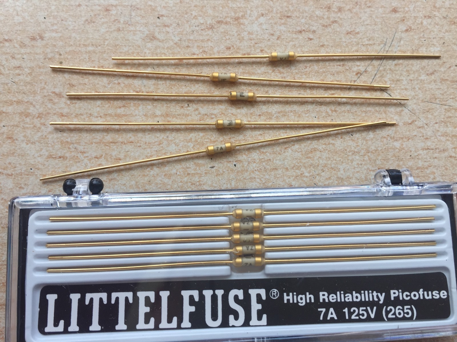 0265007 Littelfuse Pico fuses 7A 125V Fast Acting FF 5 PIECES Z2521 | eBay
