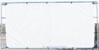 10' x 12' Outdoor Hanging Portable Movie Screen Kit 1" Fitting PIPE NOT ...