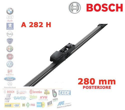 SPAZZOLA TERGICRISTALLO POSTERIORE BOSCH 3397008634 280mm AUDI BMW SEAT ...