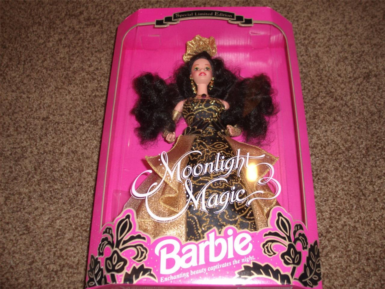 Vintage Barbie Doll Moonlight Magic 1993 MIB 10608 Brunette Limited ...