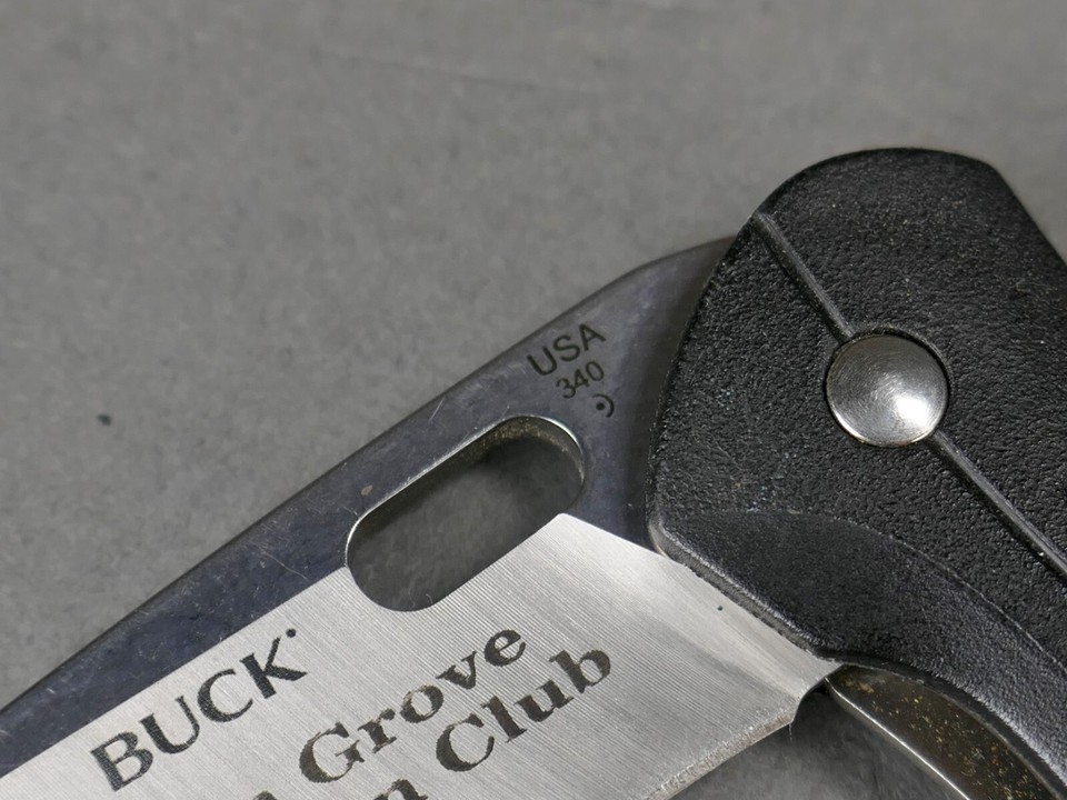 Vintage 2012 Custom Ordered Lemon Grove Rod & Gun Club Buck 340 Pocket ...