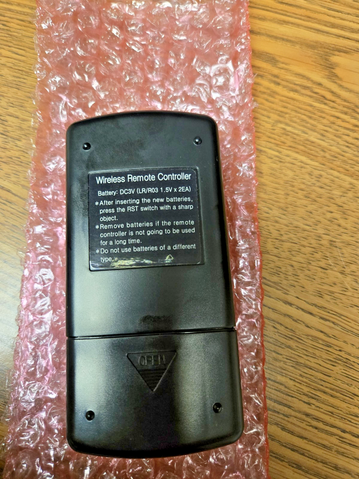 Carrier Transicold Air V RV Remote Control for Heat Pump Black 12-50153 ...