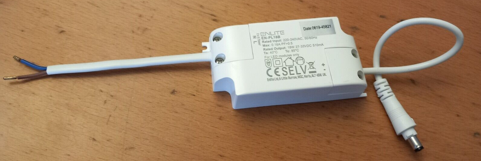Enlite EN-PL18B LED Driver 18w 27-33v 510mA 220-240v input (S4B) | eBay UK