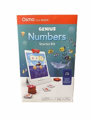 Osmo Genius Numbers Starter Kit Base for IPad Counting Ages 6-10 Learn ...