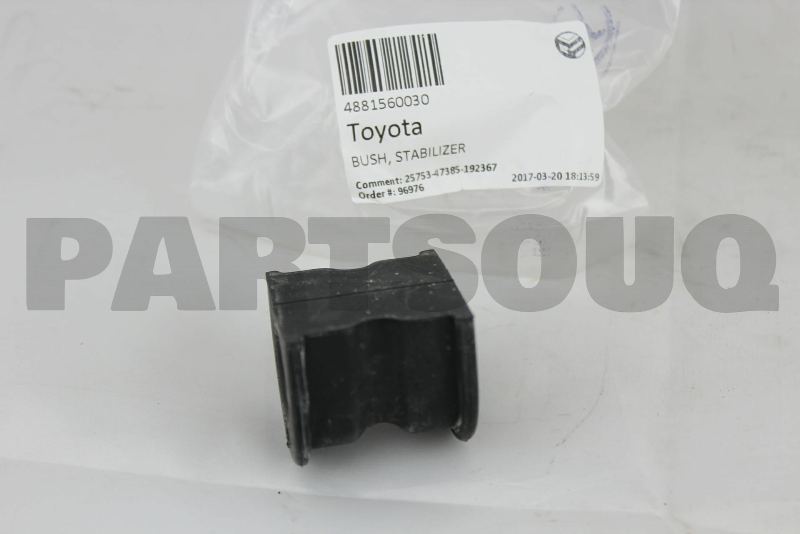 4881560030 Genuine Toyota BUSH, FRONT STABILIZER BAR, NO.2 48815-60030 ...