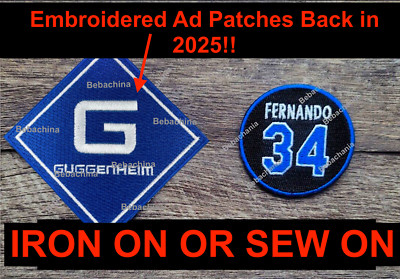 Fernando Valenzuela Patch #34 Plus 2025 Ad Guggenheim Jersey Patch LA ...