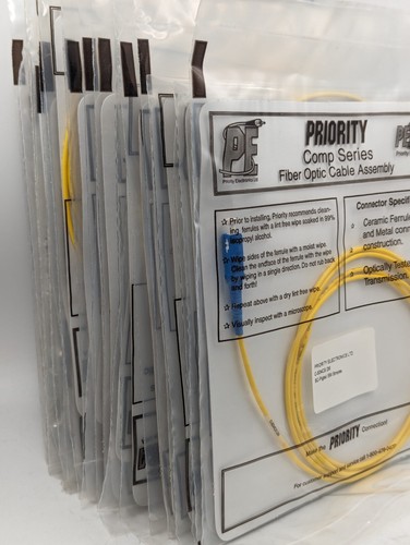 Fiber Optic Cable Corning 2 Meter 2M SC Simplex Single Mode Optical ...