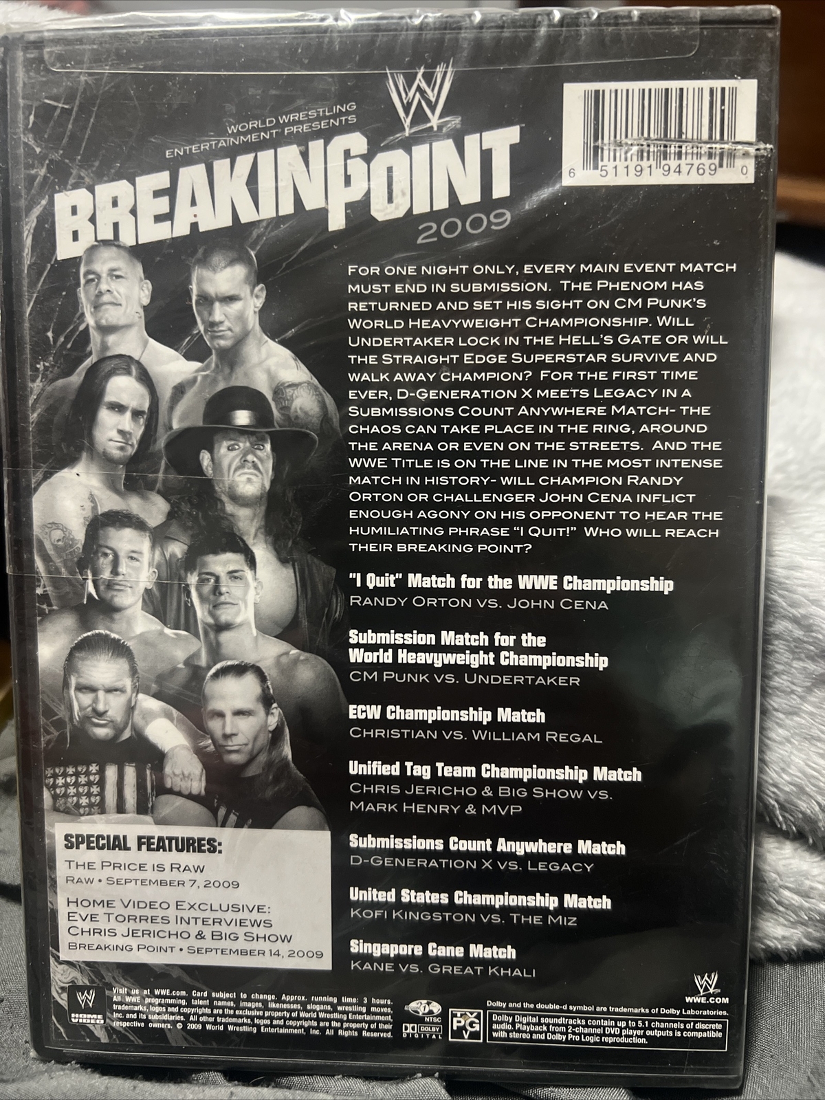 WWE: Breaking Point 2009 (DVD, 2009) for sale online | eBay