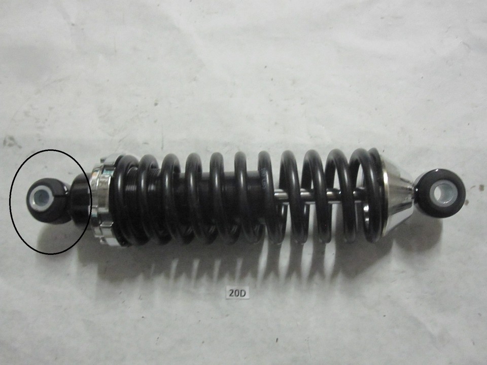2x Shocks Street Rod Rear Coil Over w/180 Pound Spring 14-1/2” eye to ...