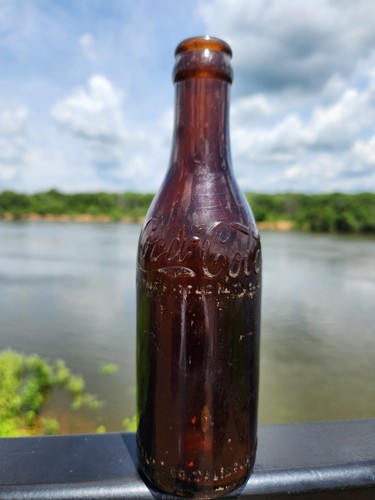 Straight side Amber Coca Cola Bottle Salisbury, MD Triple Script | eBay