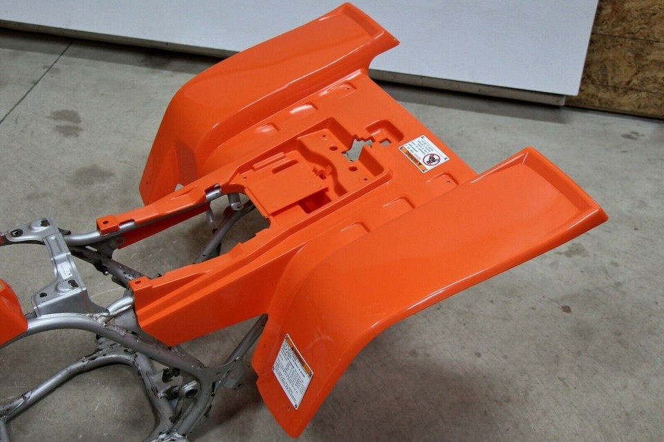 NEW Yamaha Banshee fenders front + rear plastic body 1987-2006 ORANGE ...