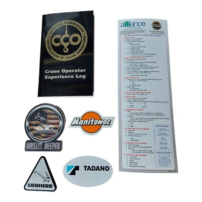 NCCCO Crane Log & Standards $Rare and Sticker Crane Oilfield ...