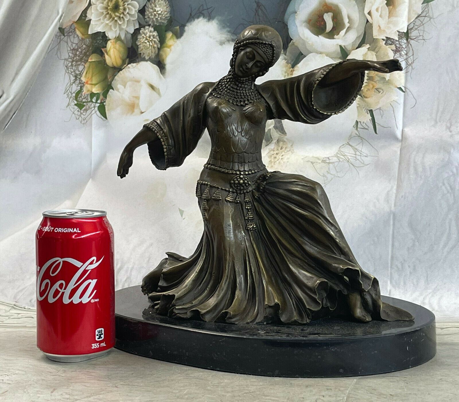 Demetre Chiparus Egyptian Dancer Bronze Sculpture Signed Art Deco D.H ...