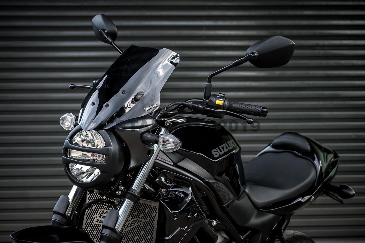 FOR SUZUKI SV650 SV650A SV650X HEAD LIGHT GUARD COVER BLACK ABS 2016 ...