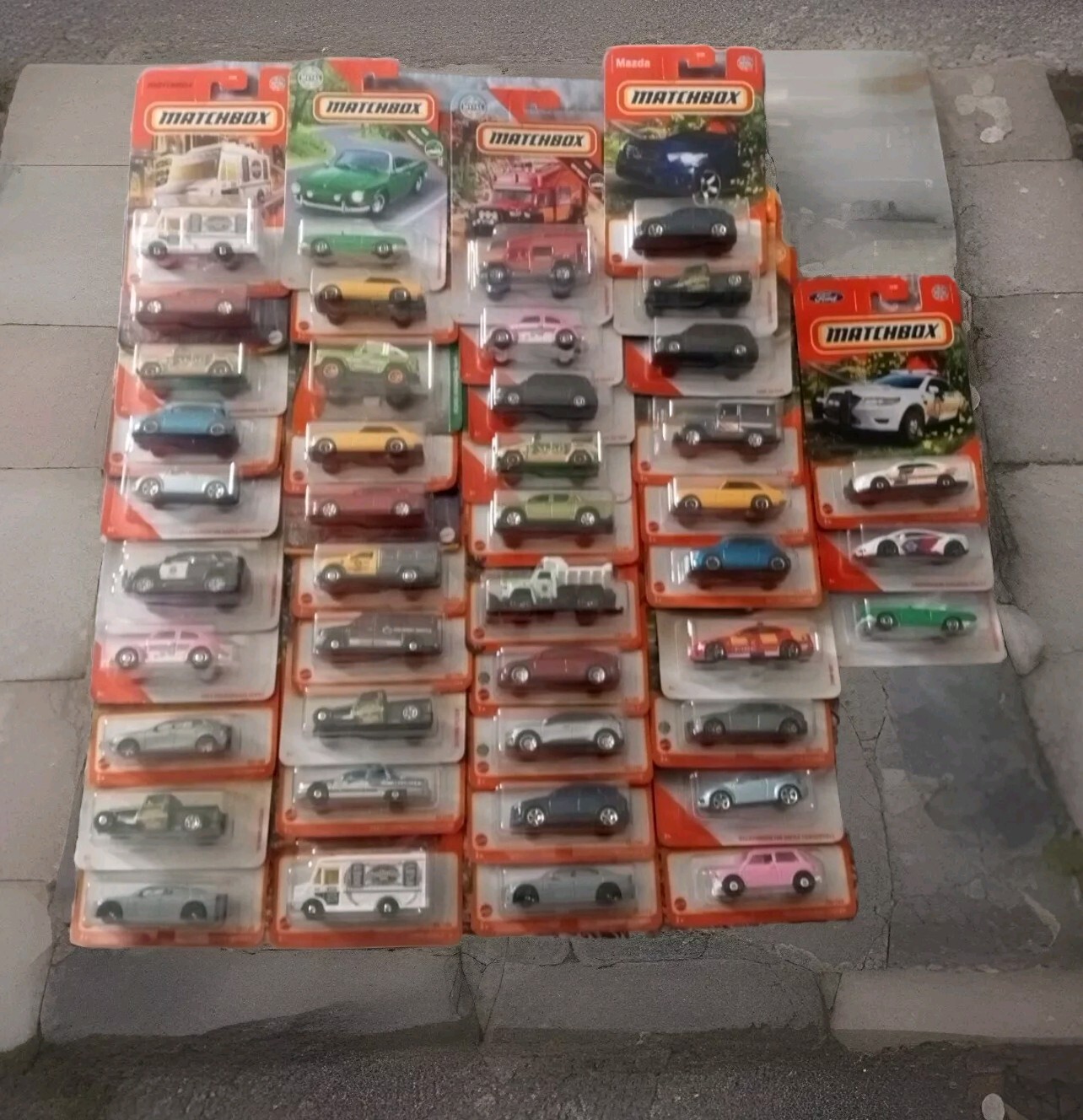 Lot Of 43 New Matchbox CARS 2018-22 Bronco,Dodge Charger,Ford 150,BMW ...