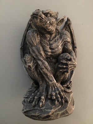 Crouching Winged Gargoyle Statue 6.5" Tall | eBay