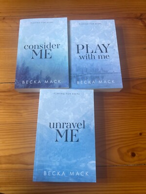 Becka Mack Playing for keeps Series (books 1,2 &3) LIMITED EDITION | eBay